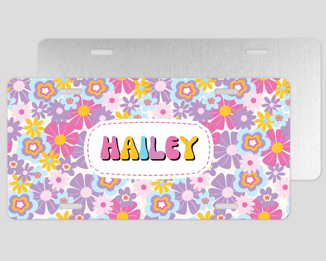 Front License Plate, Personalzed Car Tag, Cute Car Accessories, New Car ...