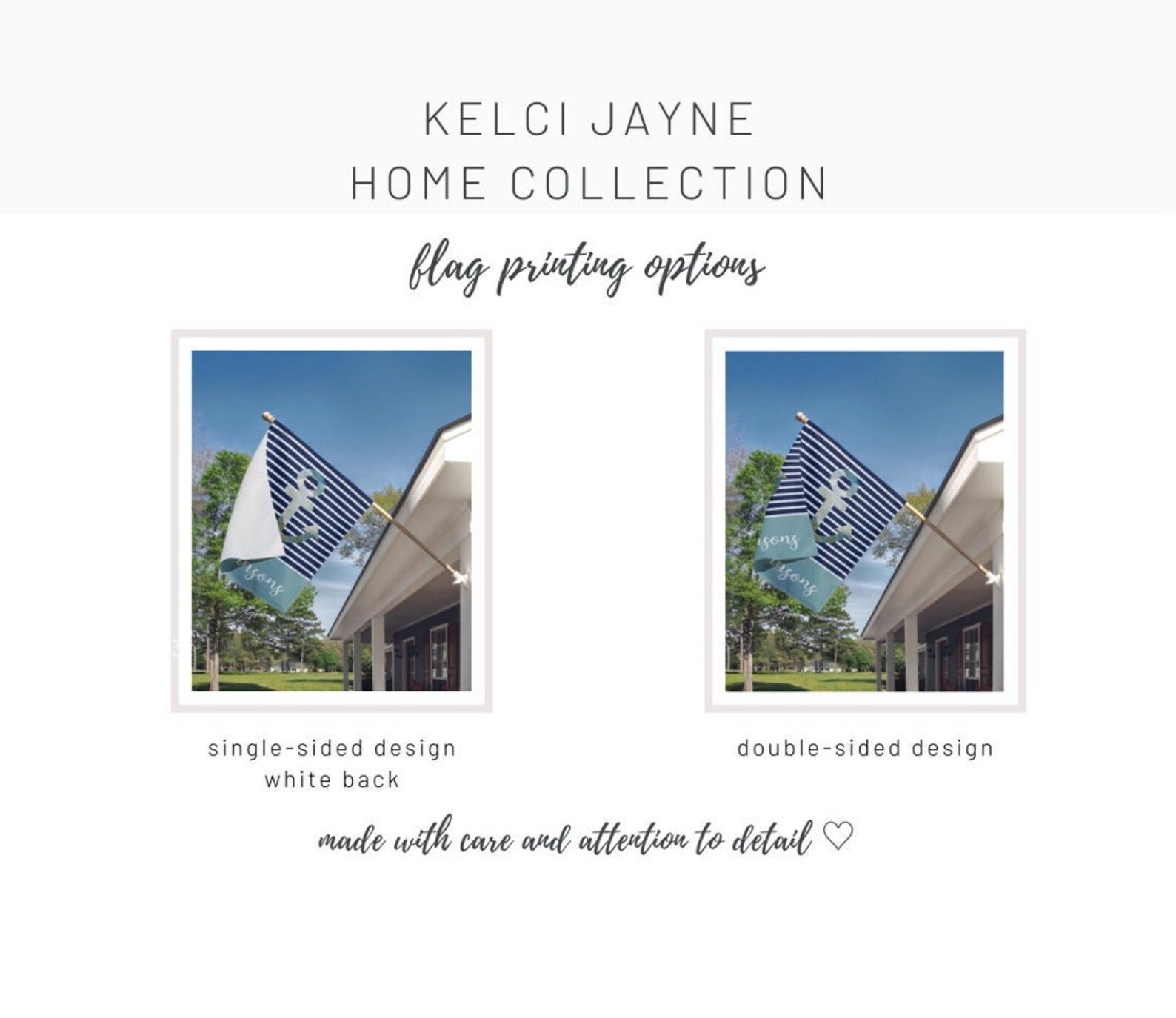 Initial House Flag Personalized Garden Flag Farmhouse | Etsy