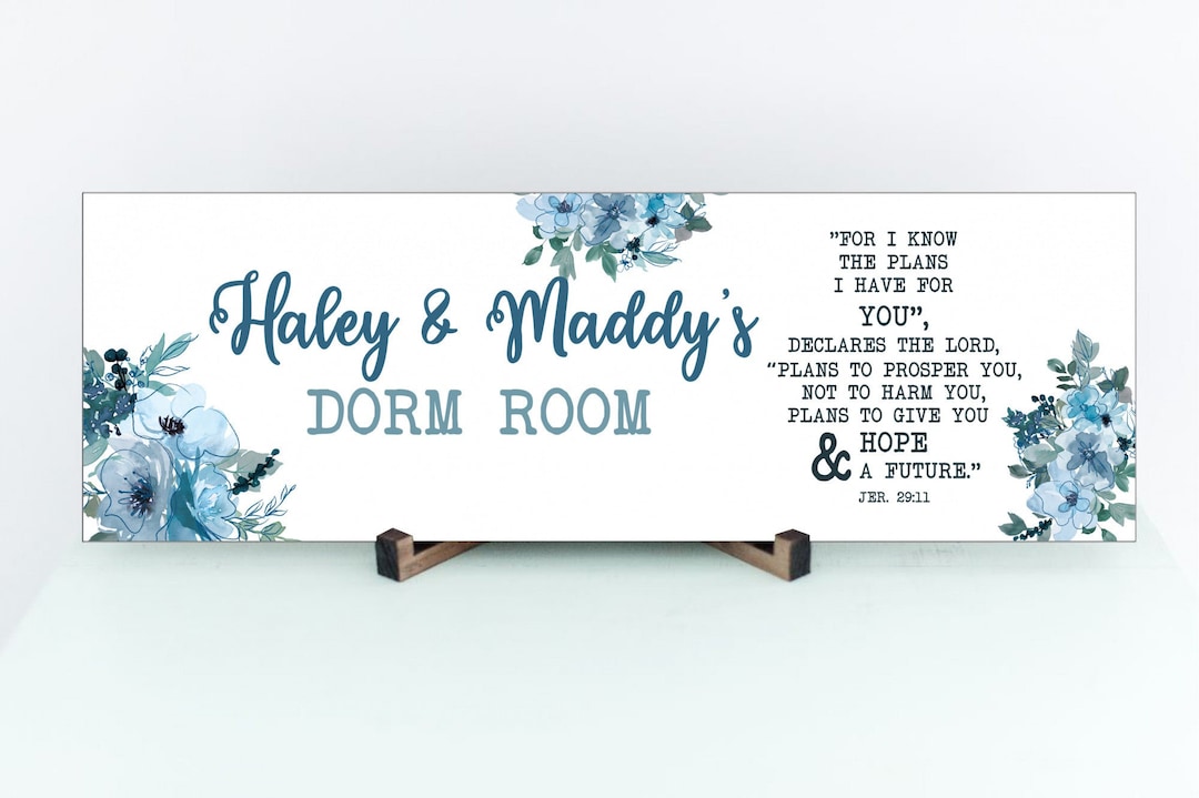 Personalized College Roommate Sign - Etsy