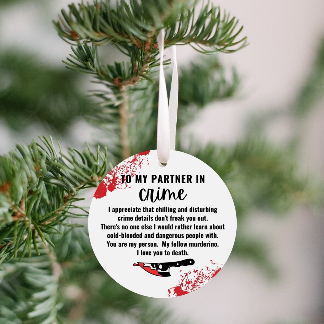 True Crime Ornament, Serial Killer, True Crime Gifts, Best Friend ...