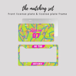 Softball License Plate, Front License Plate, Personalzed Car Tag, New ...