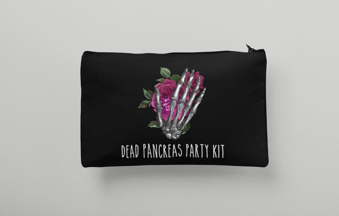 Gothic Diabetes Bag, Dead Pancreas Party Kit Pouch, Travel Accessories ...