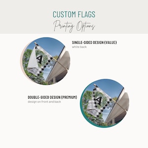 Personalized House Flag, Welcome Garden Flag, Monogram Yard Decor, New ...