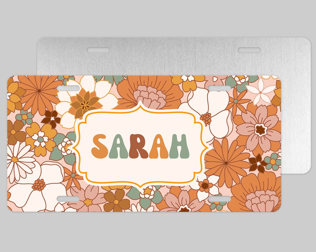 Front License Plate, Personalized Car Tag, Cute Car Accessories, New ...