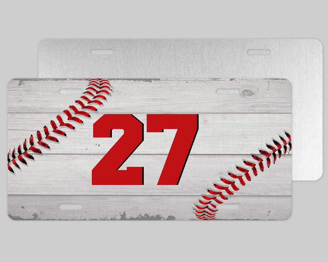 Baseball License Plate, Front License Plate, Personalzed Car Tag, New ...