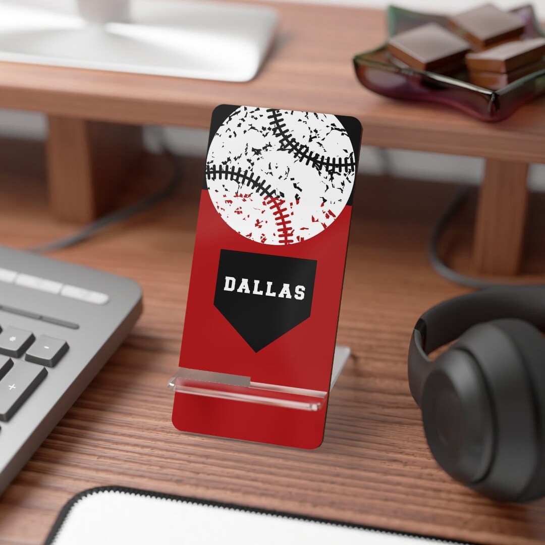 Baseball Cell Phone Holder, Teen Boy Gift, Personalized Cell Phone ...