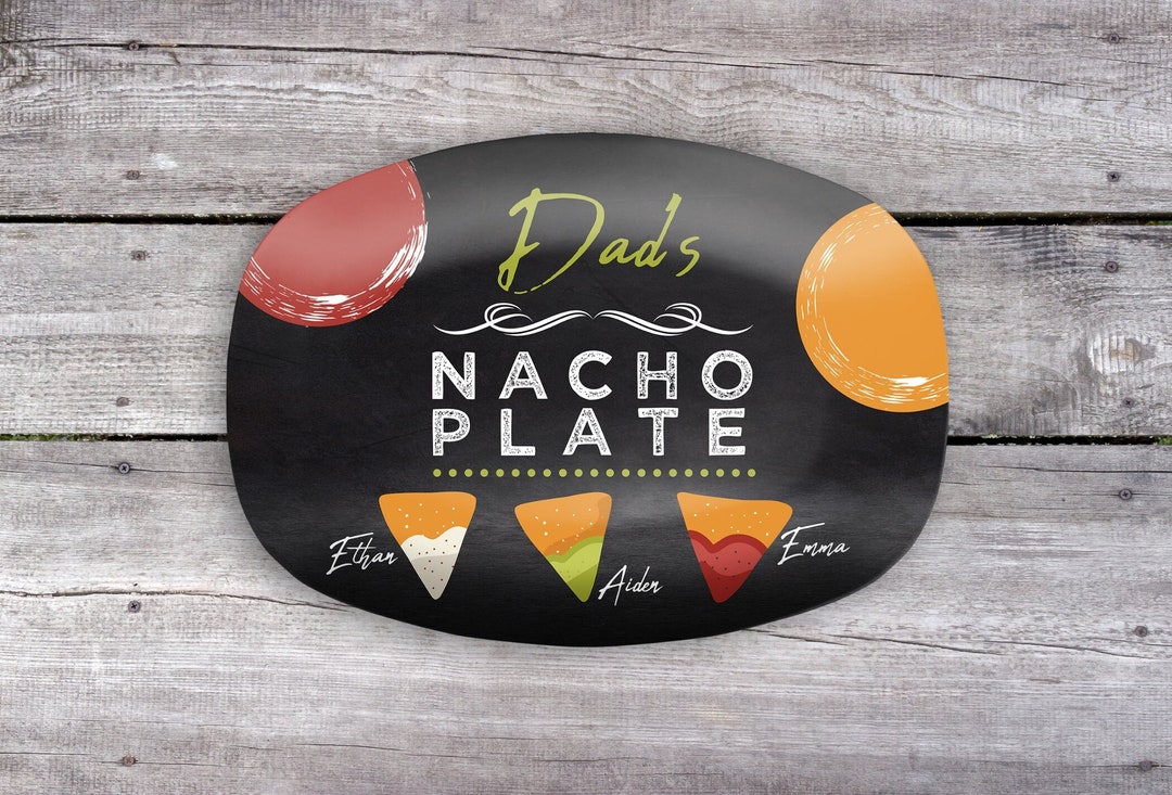 Personalized Nacho Platter, Nacho Lover Plate, Gift for Him, Custom ...
