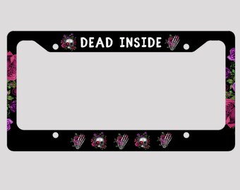 License Plate Frame Gothic - Etsy