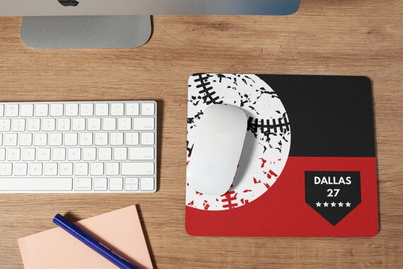 Baseball Mouse Pad Personalized Kids Mouse Pad Teen Boy | Etsy
