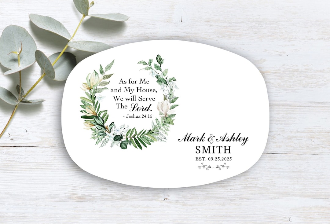 Christian Marriage, Personalized Wedding Platter, Unique Wedding Gift ...