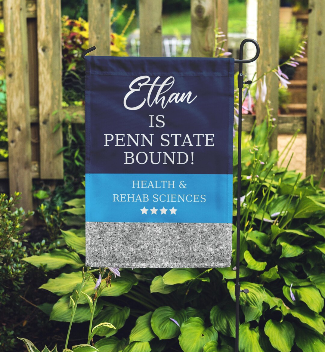 Graduation Yard Sign, College Bound, Personalized Garden Flag ...