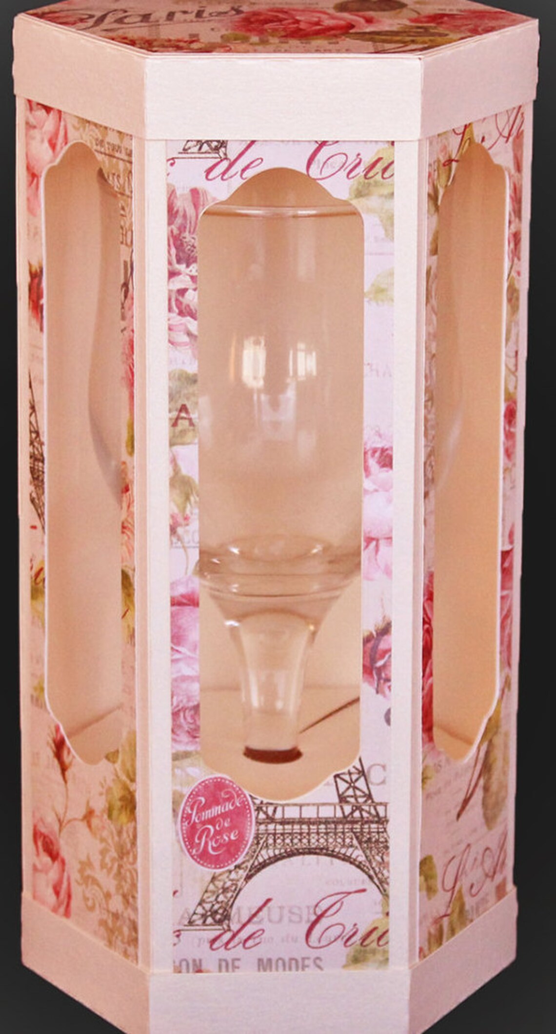 SVG Wine Glass Gift Box DIGITAL Download - Etsy