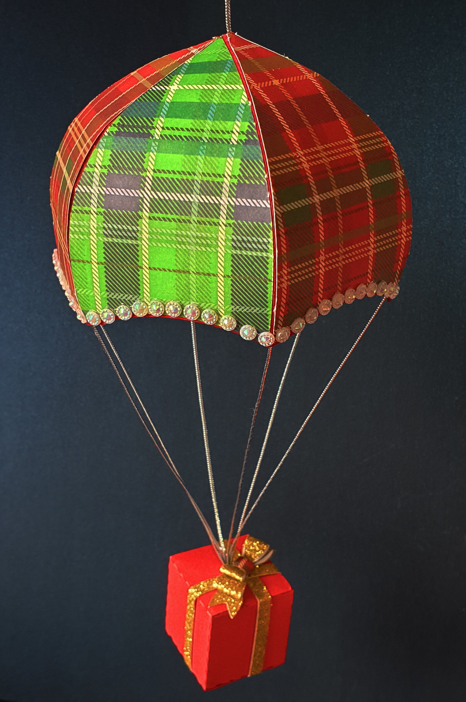 Parachute with hanging gift box DIGITAL download | Etsy