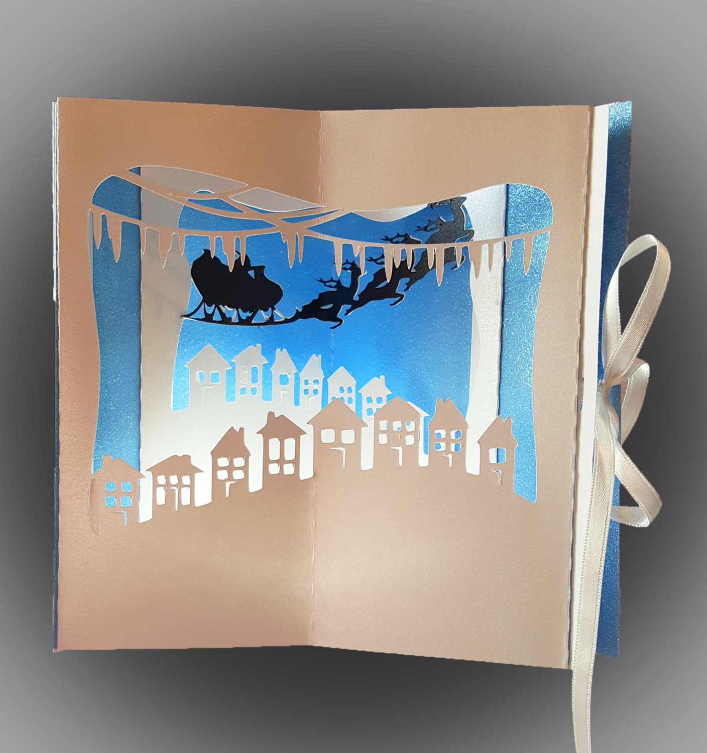 Tis the Season Carousel Card Template - Etsy Canada