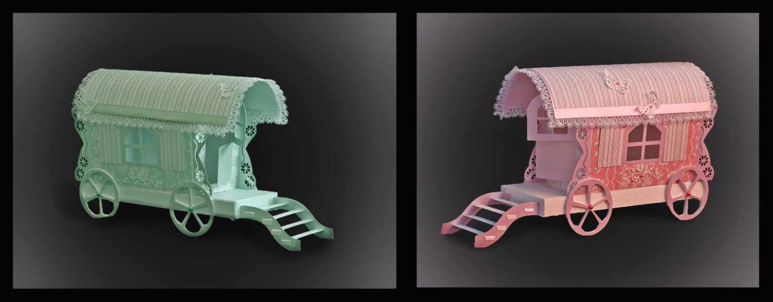 3D SVG Gypsy/travellers Caravan SVG Digital Downlaod - Etsy UK