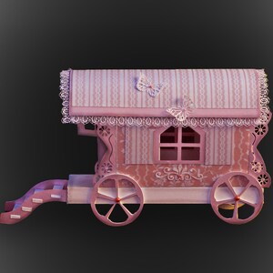 3D SVG Gypsy/travellers Caravan SVG Digital Downlaod - Etsy