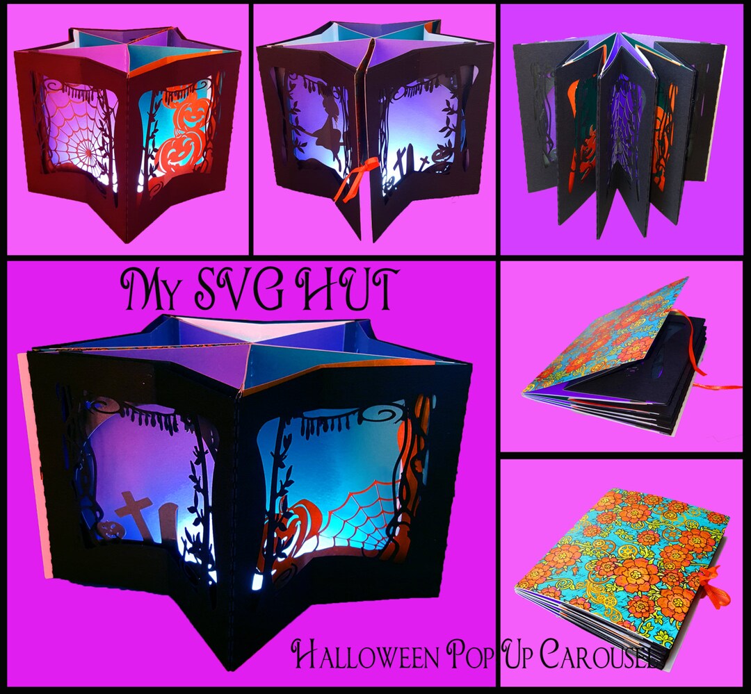 Spooooky Halloween Carousel Pop up Template - Etsy