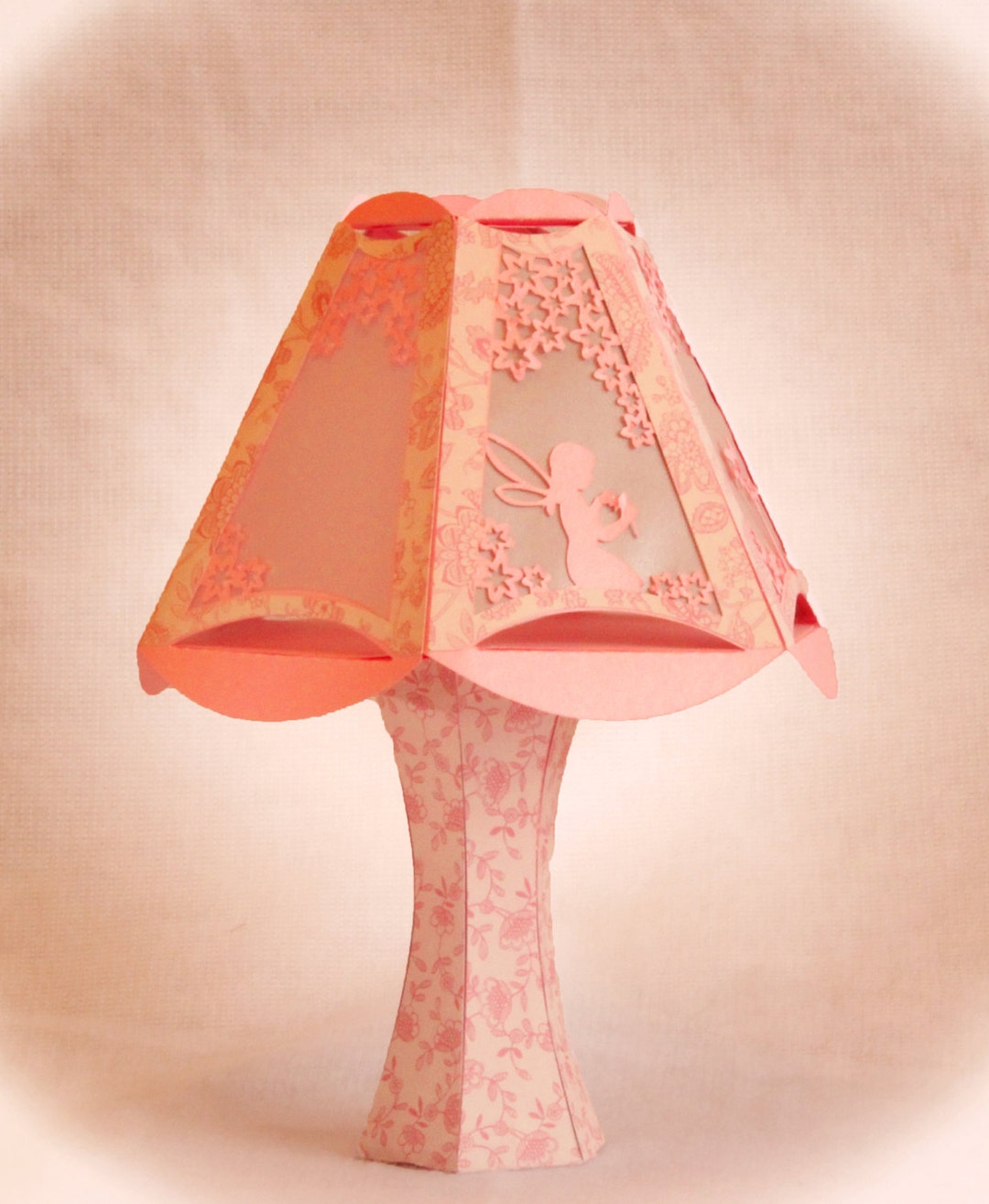 3D SVG Fairy Design Table Lamp Digital Download - Etsy