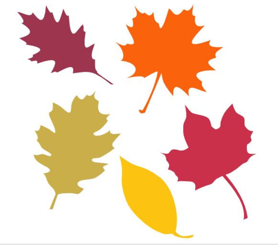 Autumn Leaf Selection Set 2 Digital Download - Etsy