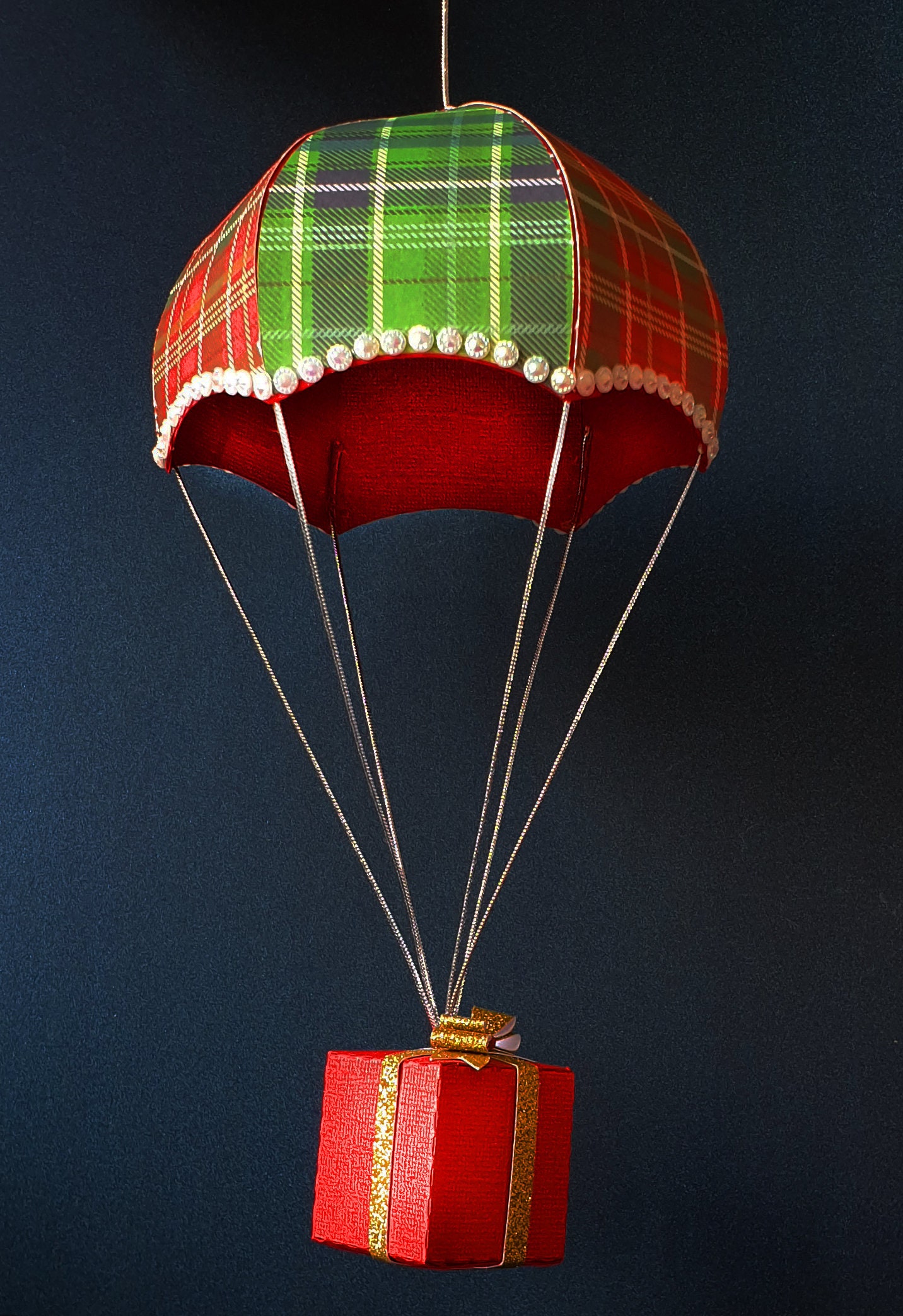 Parachute with hanging gift box DIGITAL download | Etsy