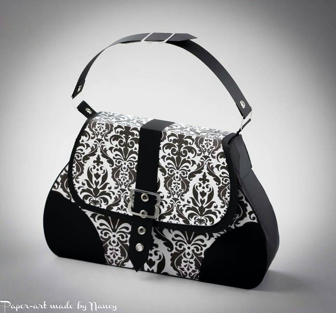 3D SVG Handbag Satchel DIGITAL Download - Etsy