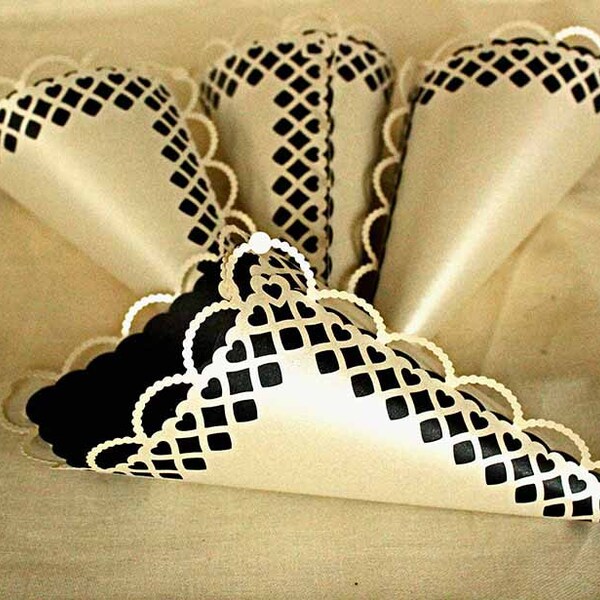 Confetti Cones Svg - Etsy