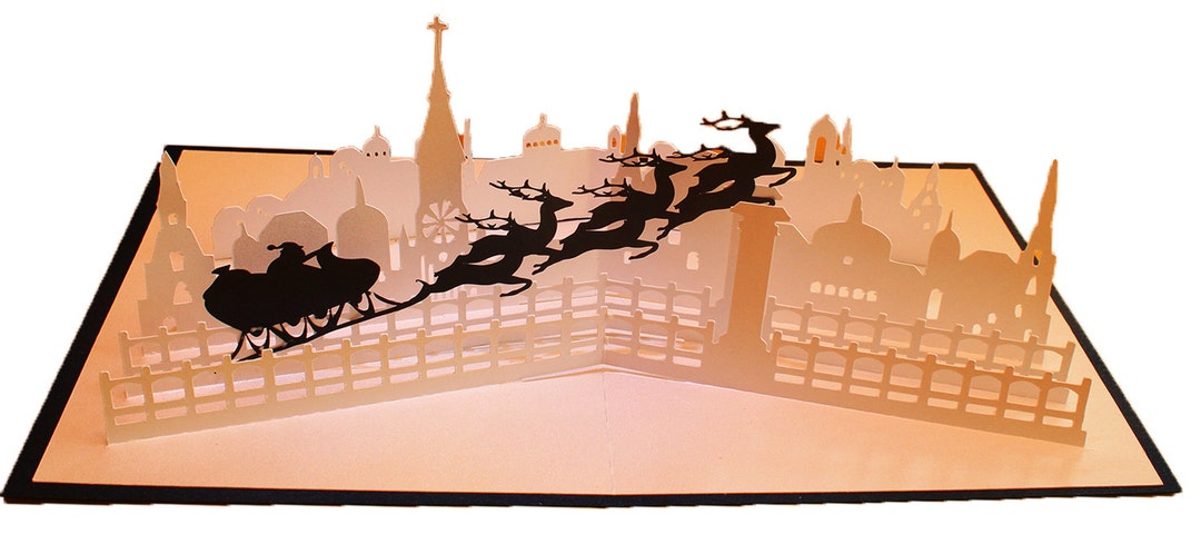 3D SVG Pop up Layered Card - Etsy