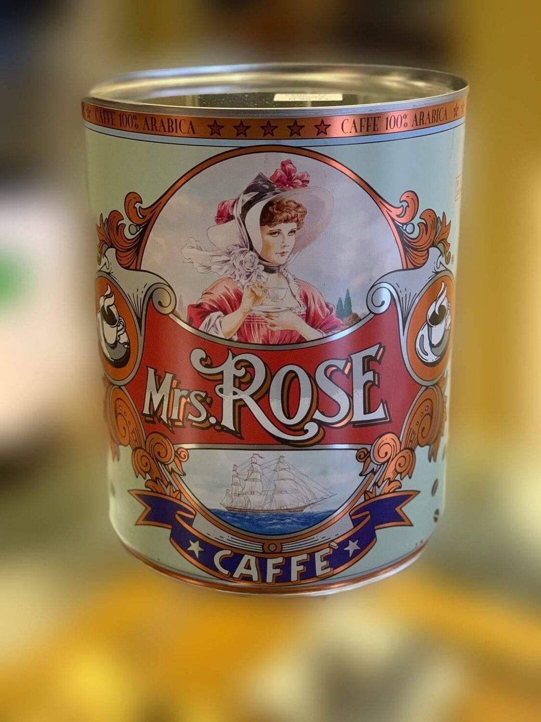 Mrs Rose Espresso Kaffee Vintage 3kg leere Blechdose - Etsy.de