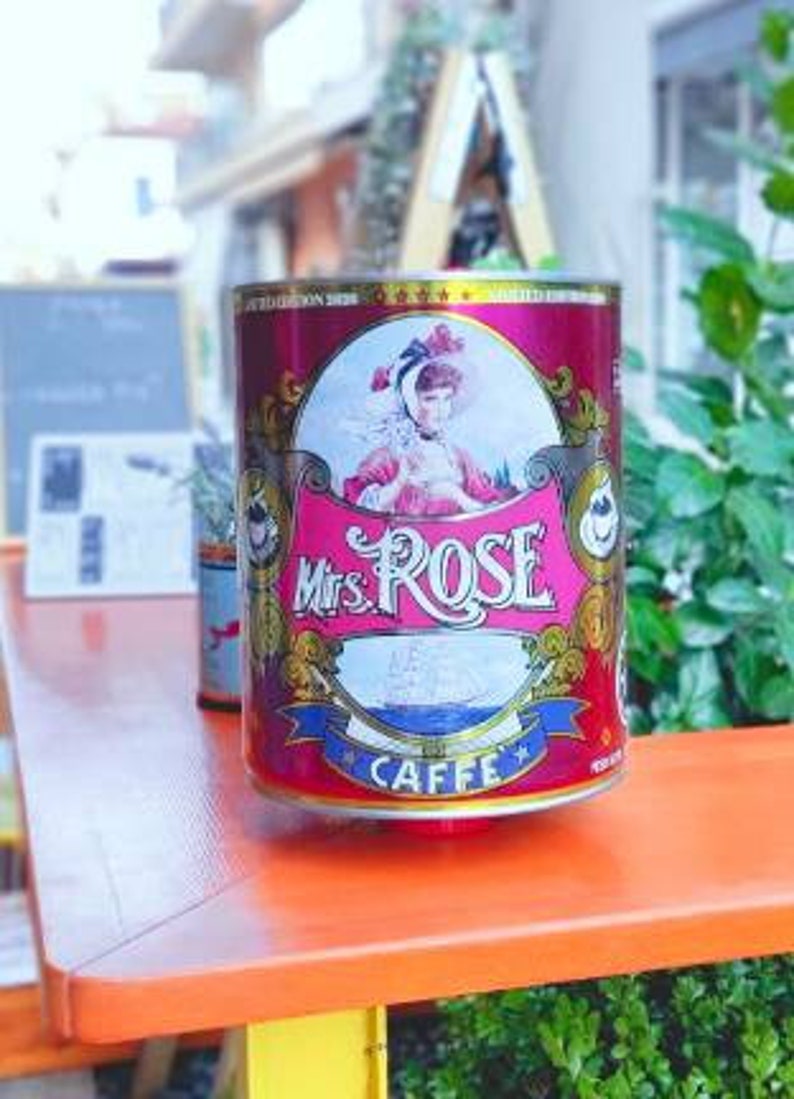 Mrs Rose Espresso Kaffee Vintage 3kg leere Blechdose - Etsy.de