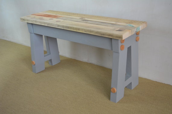 Reclaimed Wood Bench 'A' FRAME - Etsy