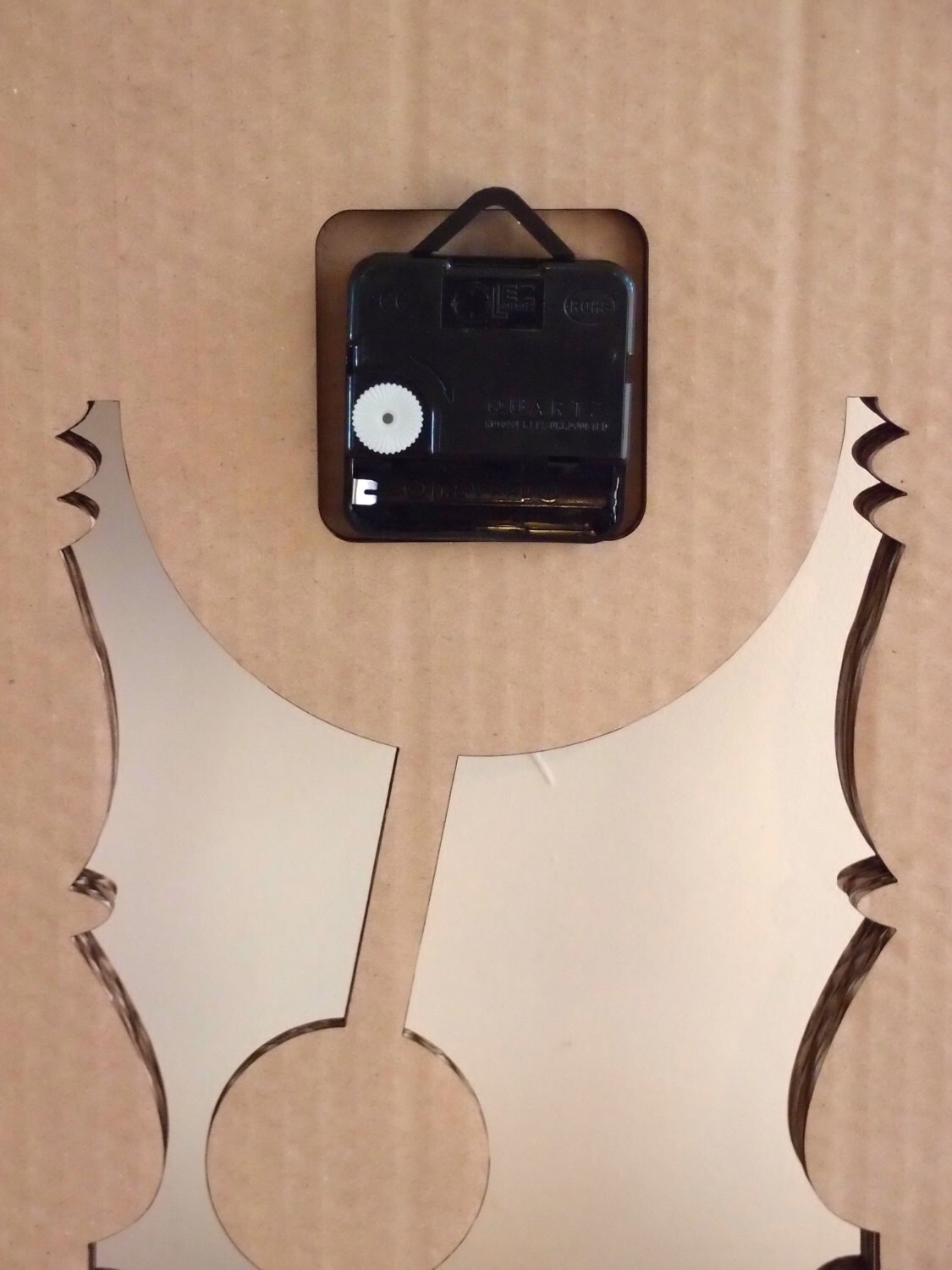 Cardboard Mantle Clock - Etsy