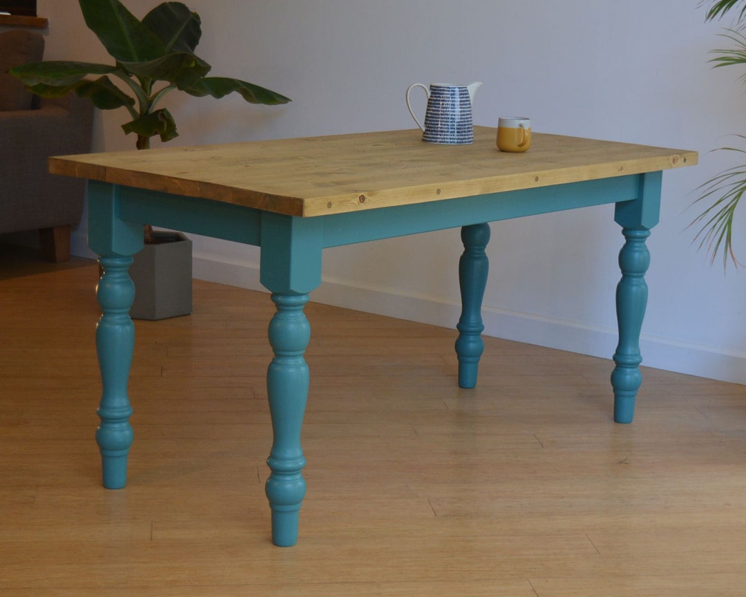 Bespoke Rustic Wooden Farmhouse Table Desk Reclaimed Scaffold - Etsy