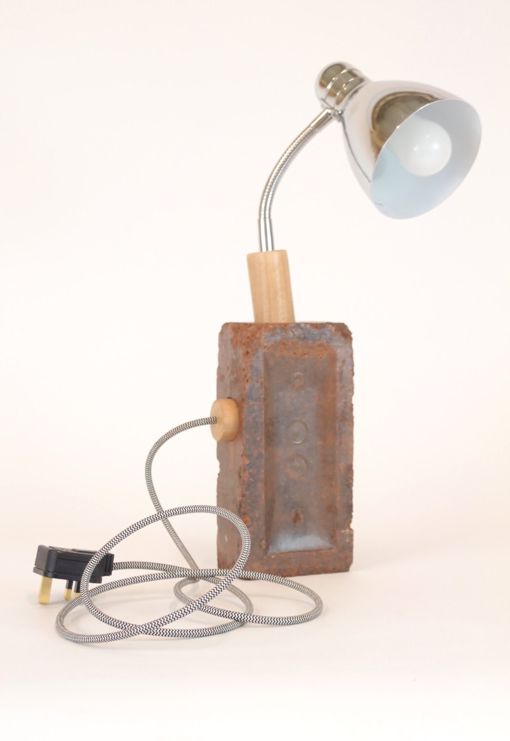 Red Brick Spot-lamp Reclaimed Brick - Etsy UK