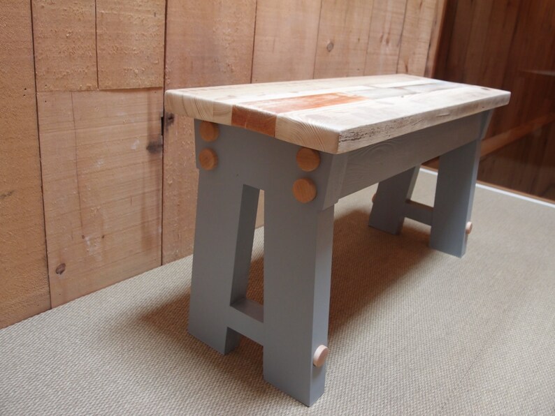 Reclaimed Wood Bench 'A' FRAME - Etsy UK