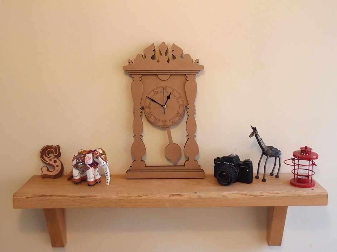 Cardboard Mantle Clock - Etsy