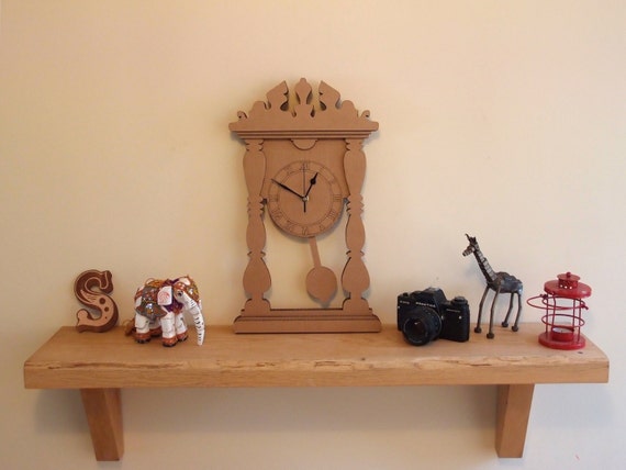 Cardboard Mantle Clock | Etsy