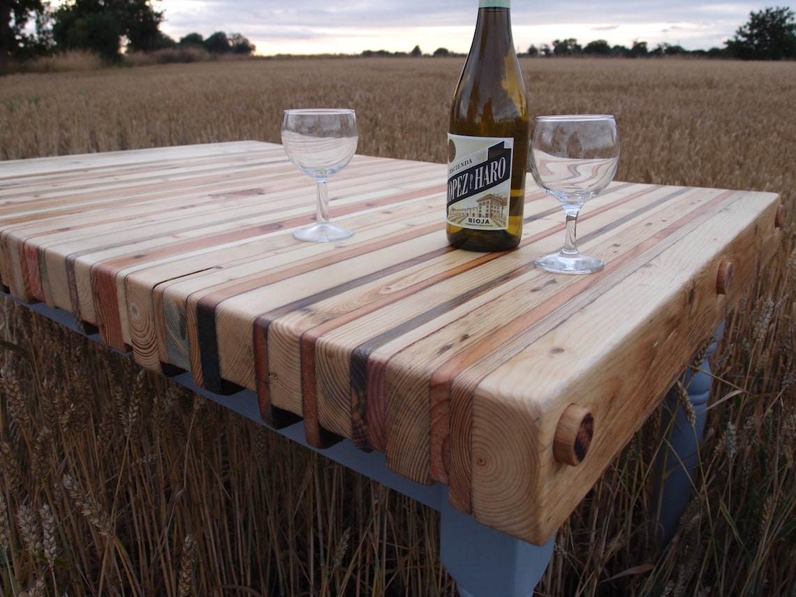 Reclaimed Pallet Wood Dining Table - Etsy