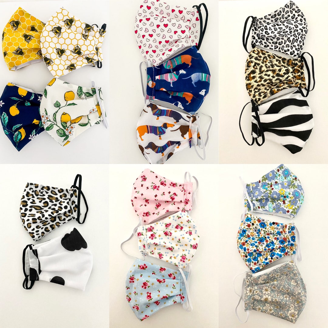 Multi Pack Face Masks, Face Mask Pack, Washable Mask, Cotton Face Mask ...