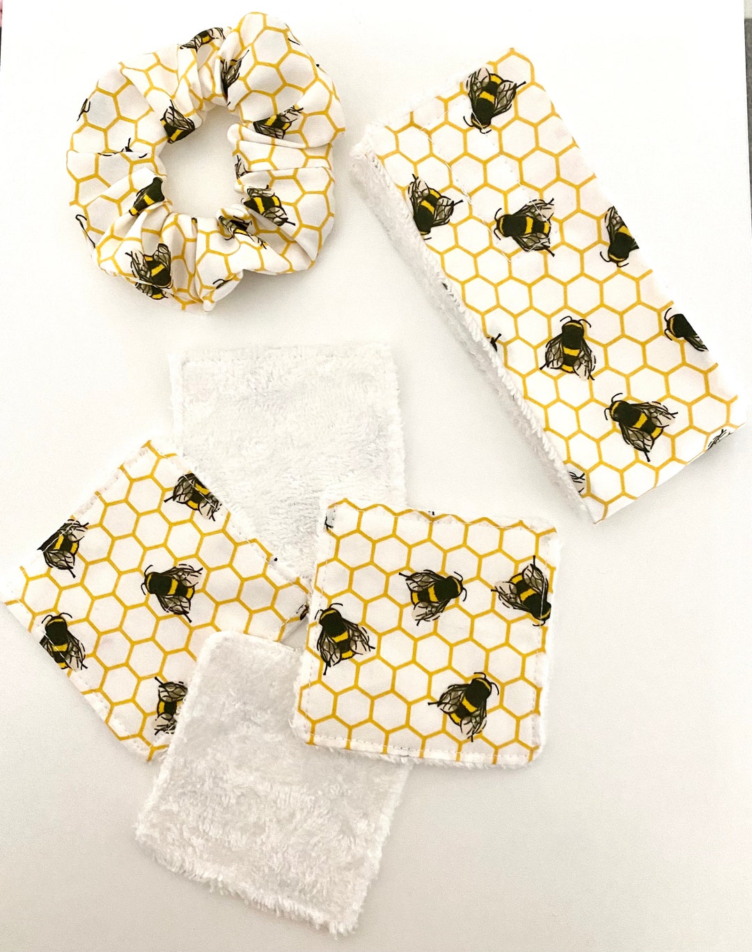 Cream Bee Makeup Spa Set, Zero Waste Kit, Reusable Makeup Pads, Towel ...