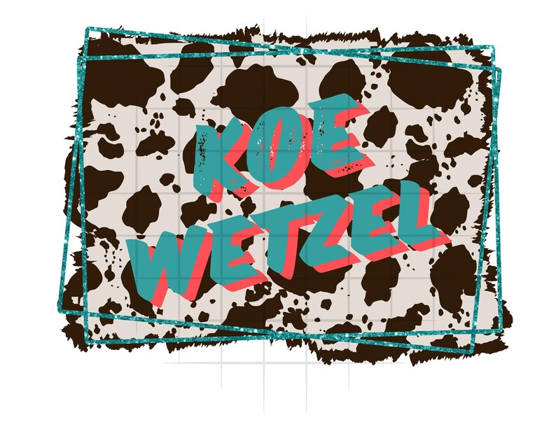 Koe Wetzel PNG - Etsy