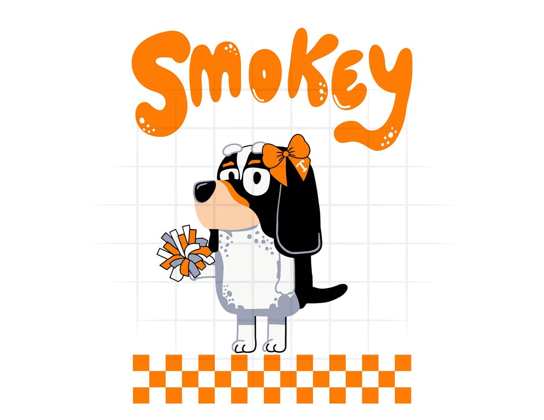 Bluey Smokey Girl Version PNG - Etsy