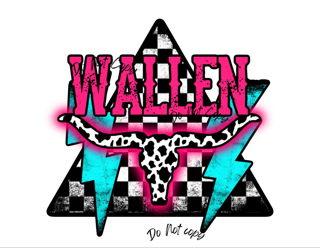 Cow Print Morgan Wallen PNG - Etsy