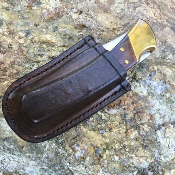 Leather Friction Sheath for Buck 110 Folding Knife to W/o - Etsy