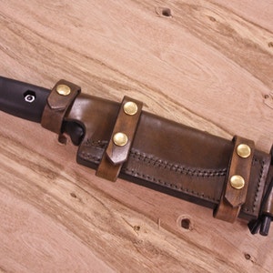 BK2 Master Sheath Hand Made Leather Multi Carry Options W/o Knife - Etsy