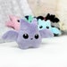 Bat Keychain Cute Bat Kawaii Keychain Bat Plush Bat Gift - Etsy