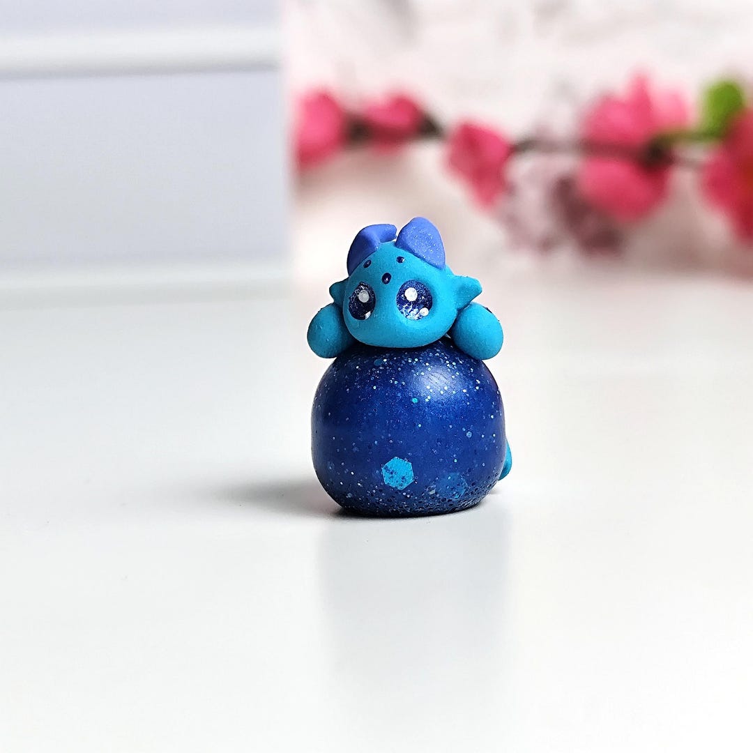 Deco Figure, Dragon Figure, Four Elements, Gift for Girlfriend, Fimo ...