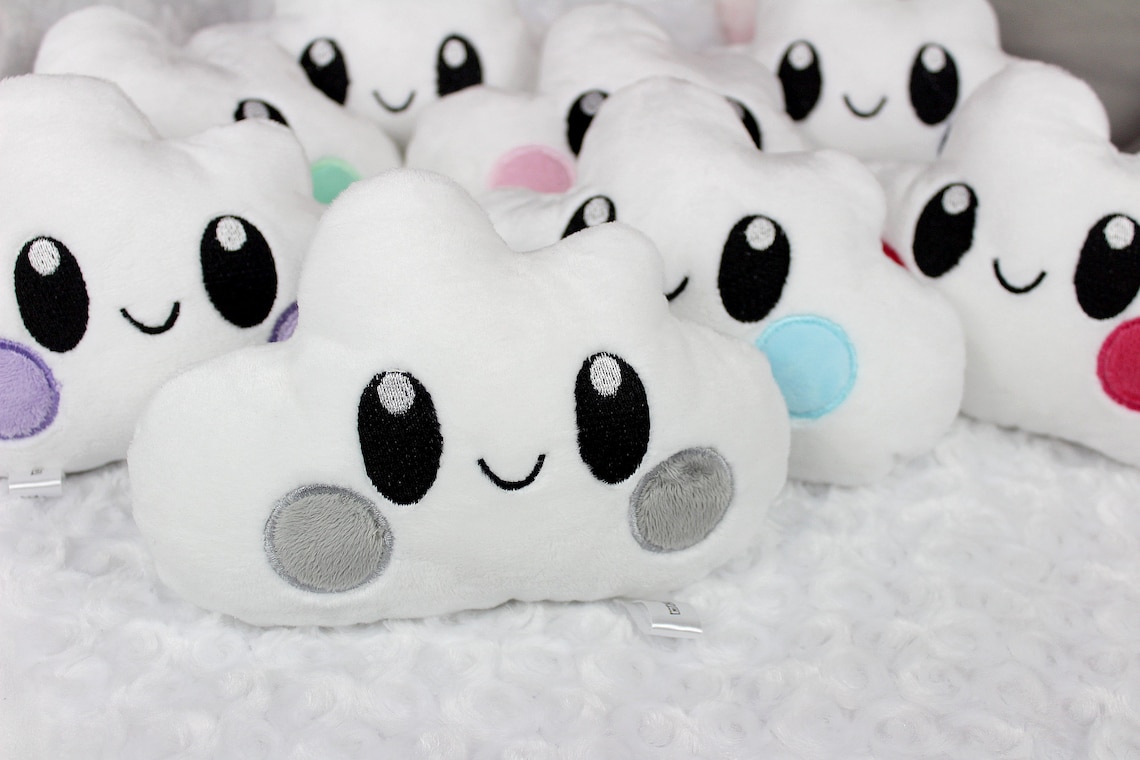 Cloud Plush Handmade Soft Toy Cute Cloud Cloud Pillow - Etsy Ireland