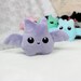 Bat Keychain Cute Bat Kawaii Keychain Bat Plush Bat Gift - Etsy