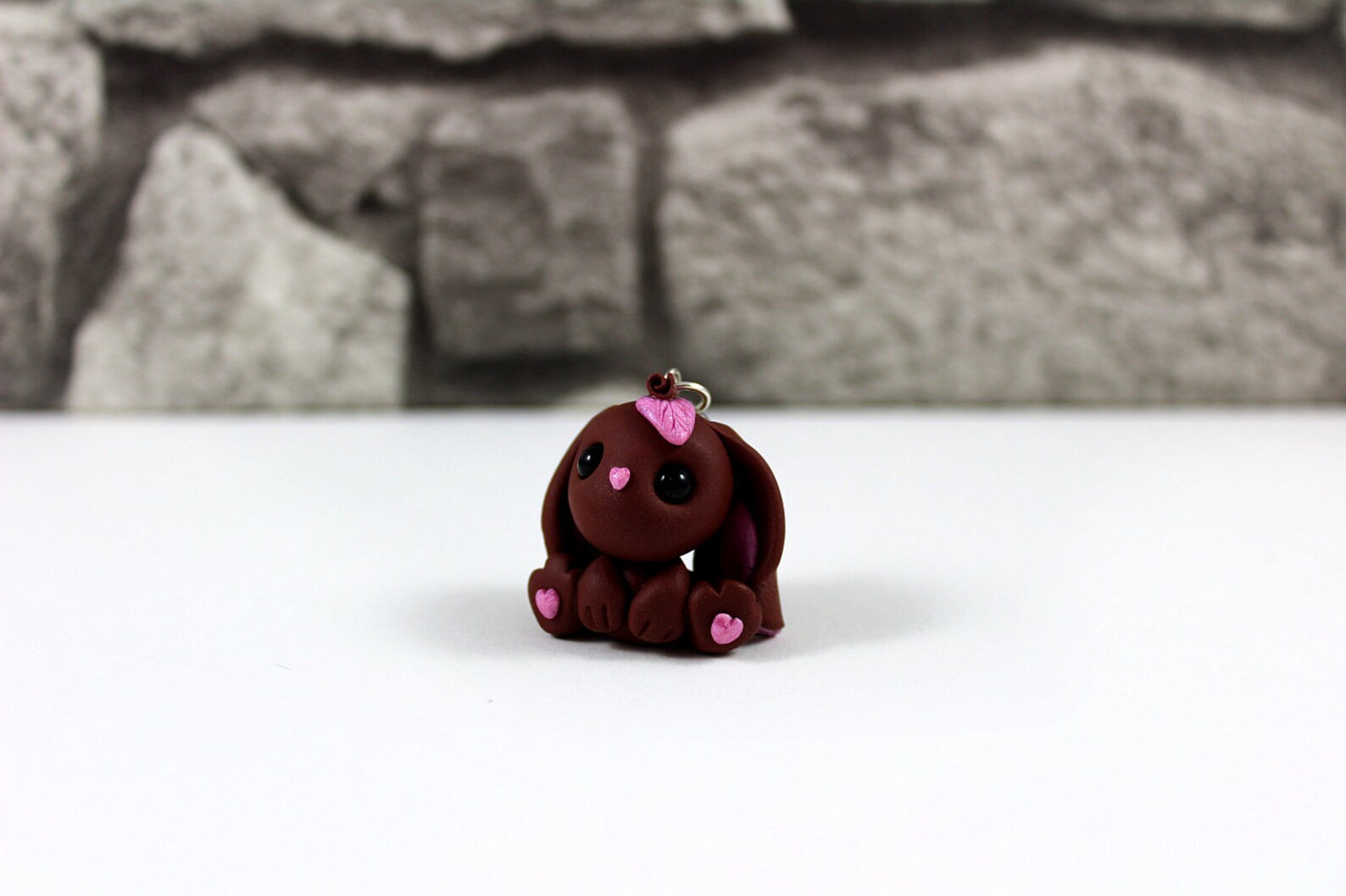 Bunny Necklace Polymer Clay Chain Pendant Jewelry Kawaii Bunny - Etsy