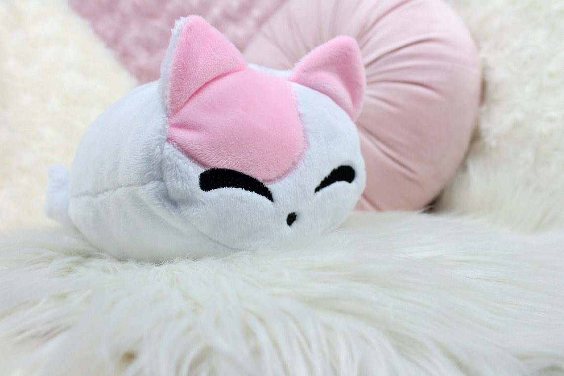 Cat Plush Cuddly Plushie Kawaii Marshmallow Cat Cute Soft Toy - Etsy